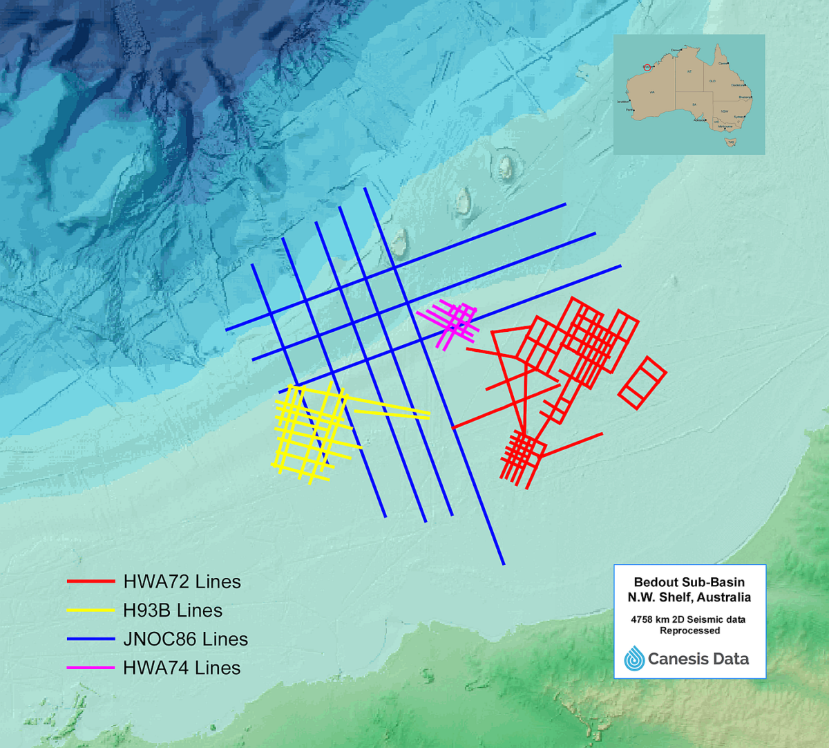 Australia - Worldwide seismic and well data packages