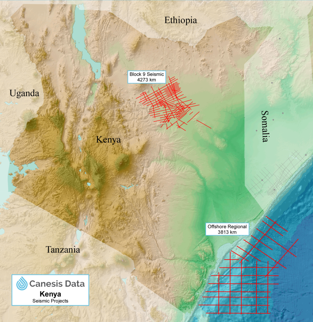 KENYA - Worldwide seismic and well data packages