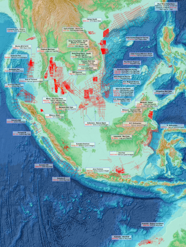 Asia/Pacific Seismic and Well Projects - Worldwide seismic and well ...